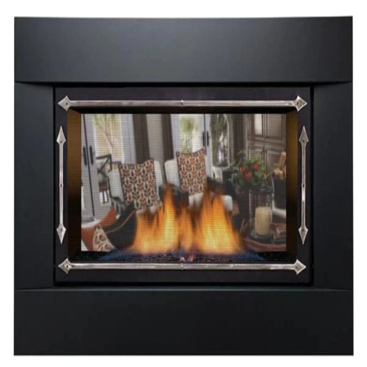 Sierra Flame - Stanford- 36" See-Thru Direct Vent Linear Fireplace - N ...